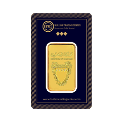 24k " Bahrain Kingdom " Yellow Gold Ingot - 31.10g | BTC Dubai